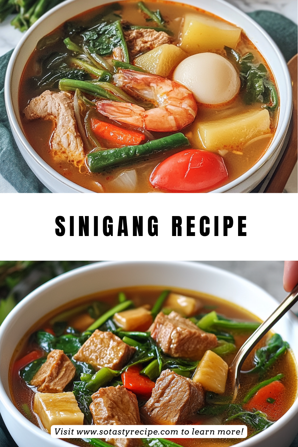 Sinigang Recipe: A Tangy Filipino Classic - Infloin Recipes