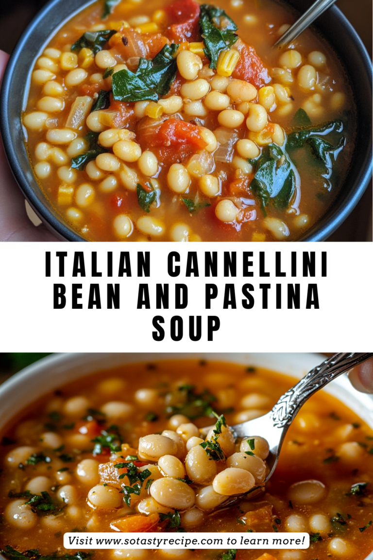 Italian Cannellini Bean and Pastina Soup – Infloin Recipes