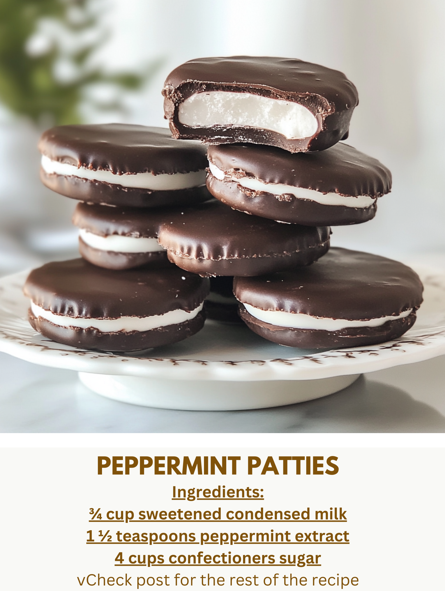 Peppermint Patties: A Sweet and Refreshing Treat – Infloin Recipes
