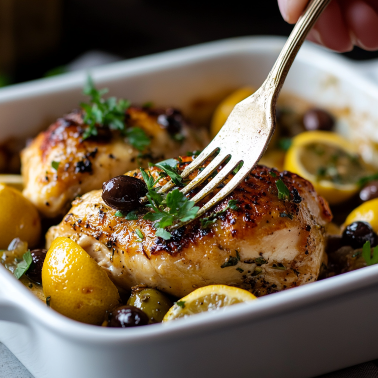 Mediterranean Chicken with Lemons and Olives – Infloin Recipes