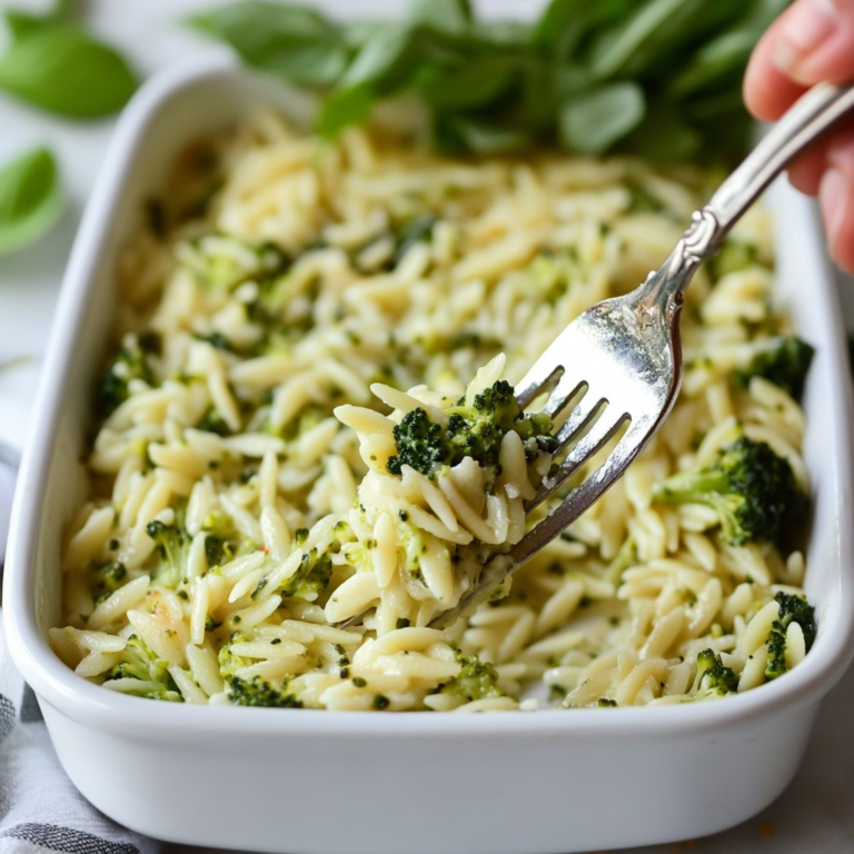 One Pot Broccoli Cheese Orzo – Infloin Recipes