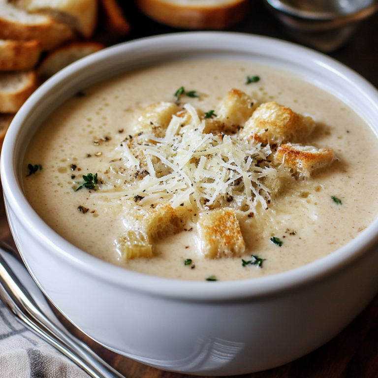 Tuscan Parmesan Cream Soup: A Comforting Delight – Infloin Recipes