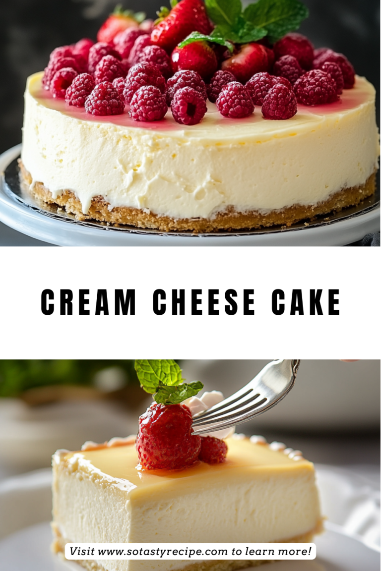 Cream Cheese Cake: A Classic Dessert for Every Occasion – Infloin Recipes