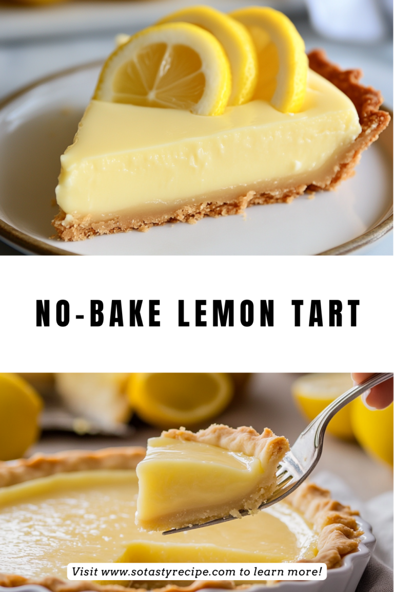 No-Bake Lemon Tart: A Refreshing Dessert for Every Occasion – Infloin ...
