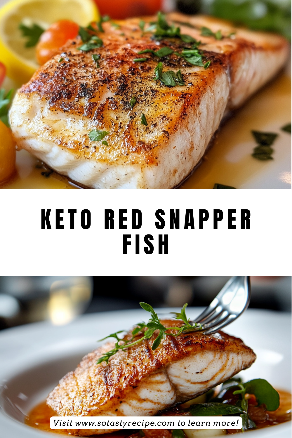 Keto Red Snapper Fish – Infloin Recipes