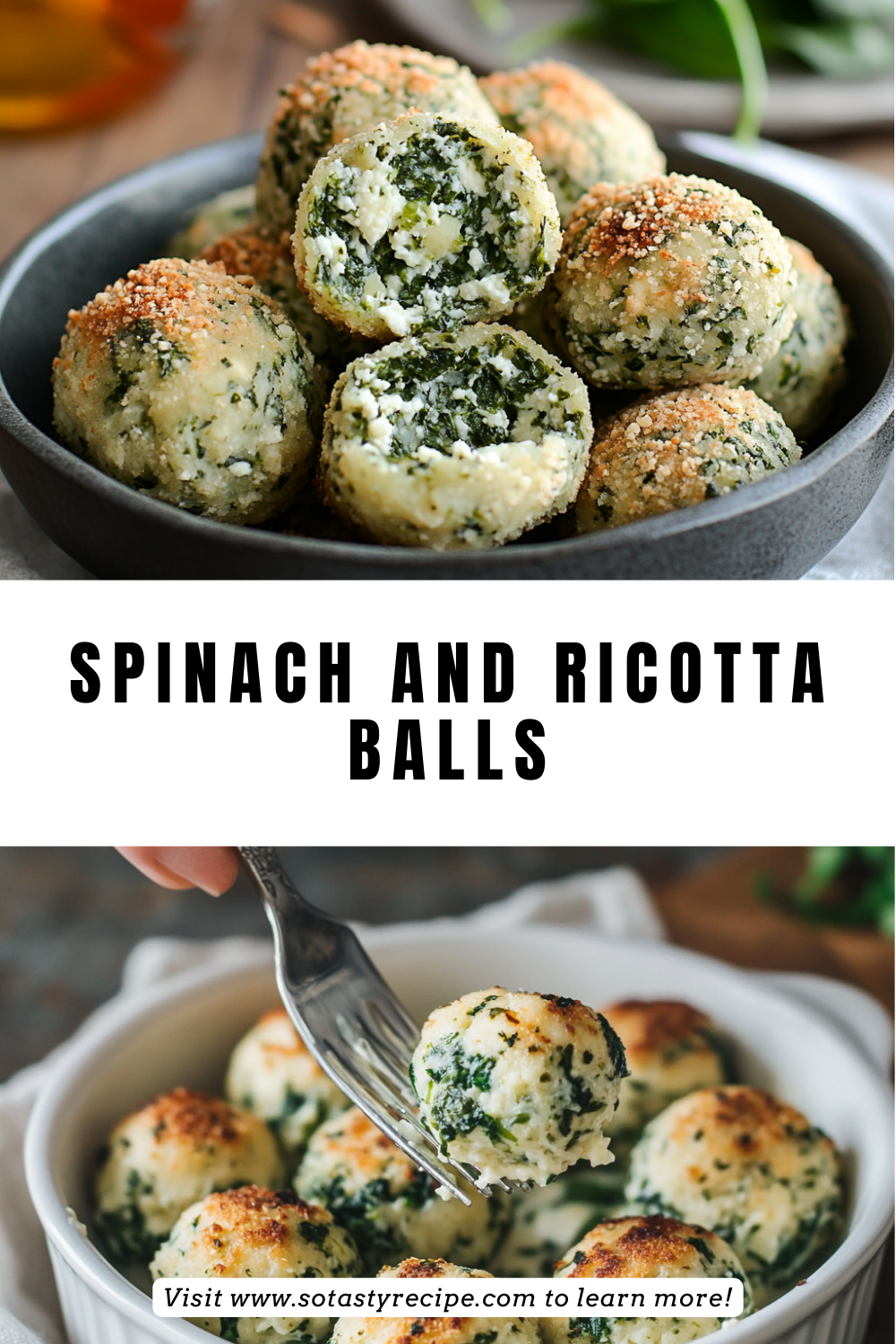 Spinach And Ricotta Balls A Delicious And Nutritious Recipe Infloin