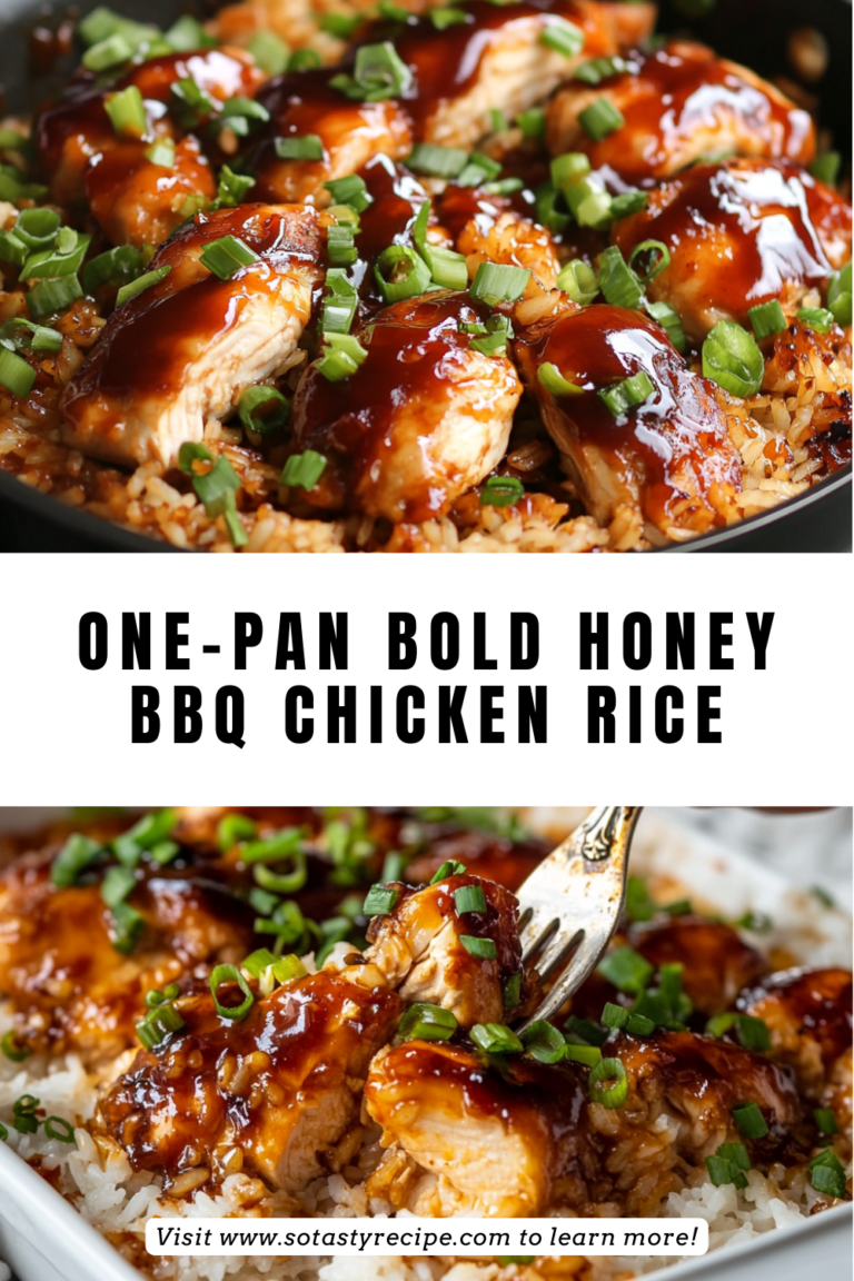 One-Pan Bold Honey BBQ Chicken Rice: A Flavorful Family Favorite ...