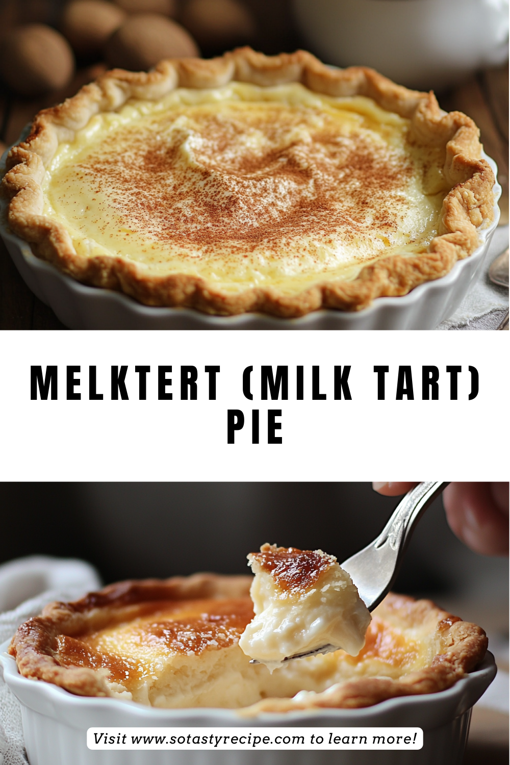 Melktert (Milk Tart) Pie: A Classic South African Dessert – Infloin Recipes