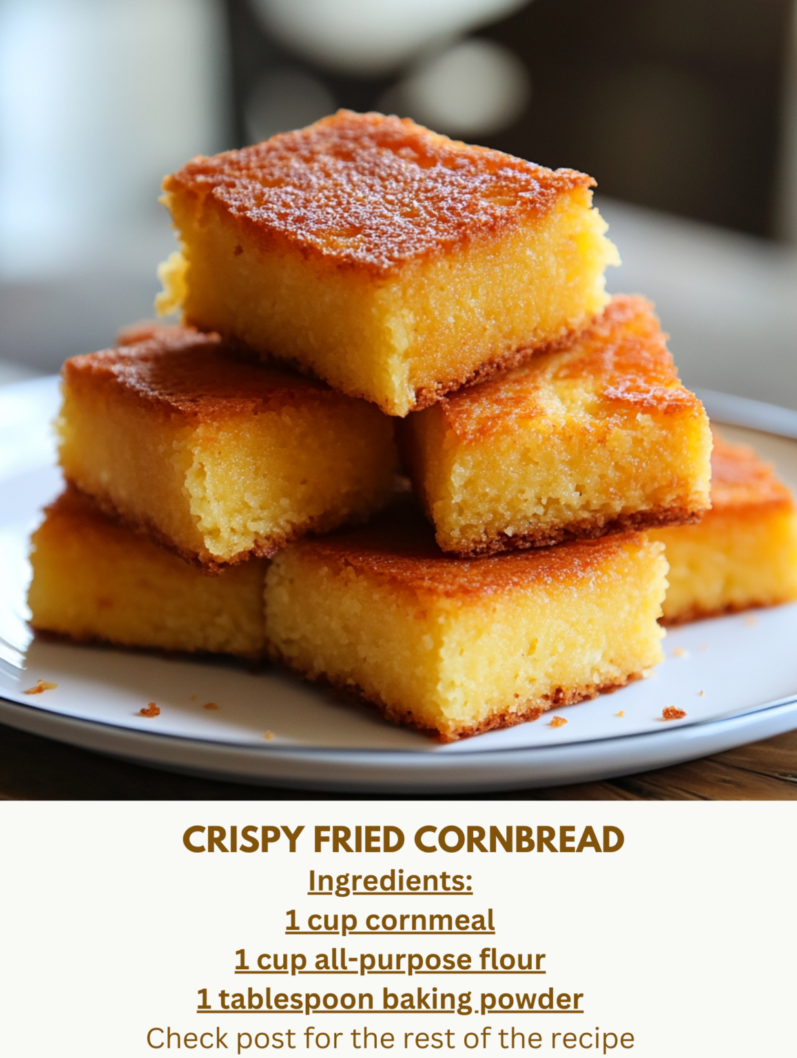 Crispy Fried Cornbread: A Southern Delight - Infloin Recipes