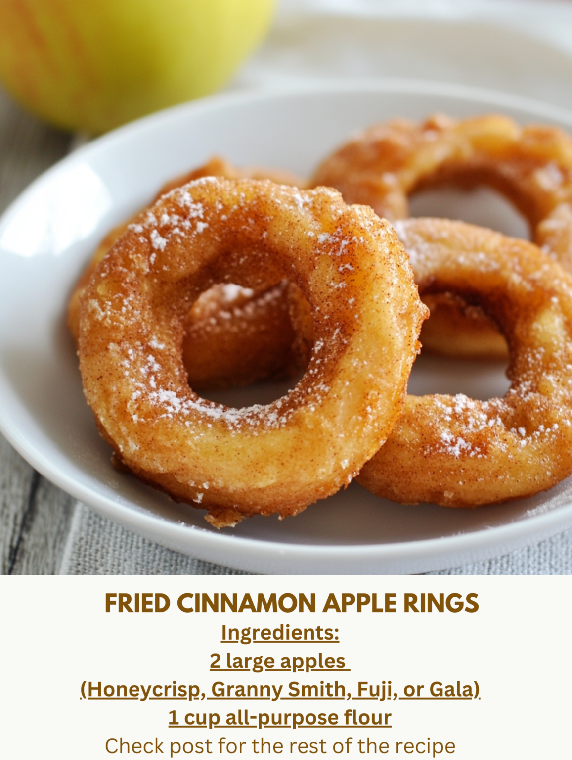 Fried Cinnamon Apple Rings: A Crispy, Sweet Treat for Every Occasion ...