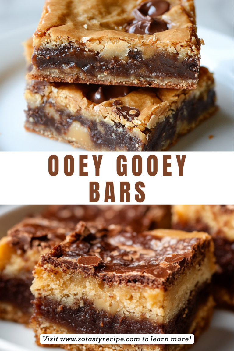Ooey Gooey Bars: The Ultimate Dessert Delight – Infloin Recipes