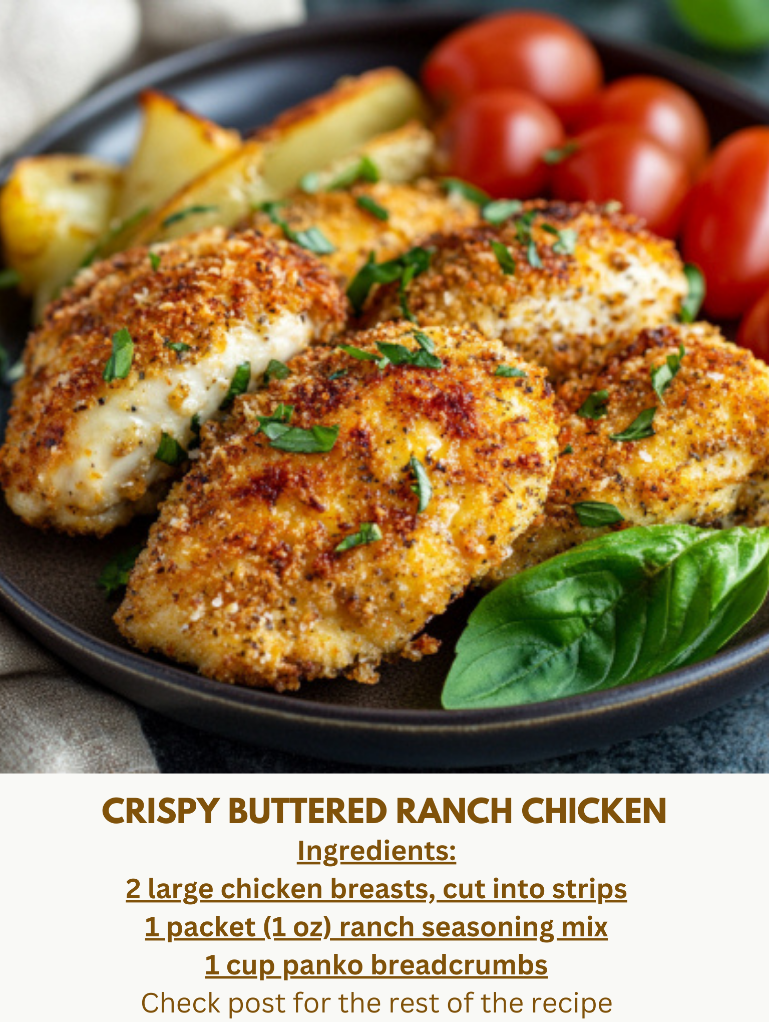 Crispy Buttered Ranch Chicken: A Flavorful Delight for Every Occasion ...