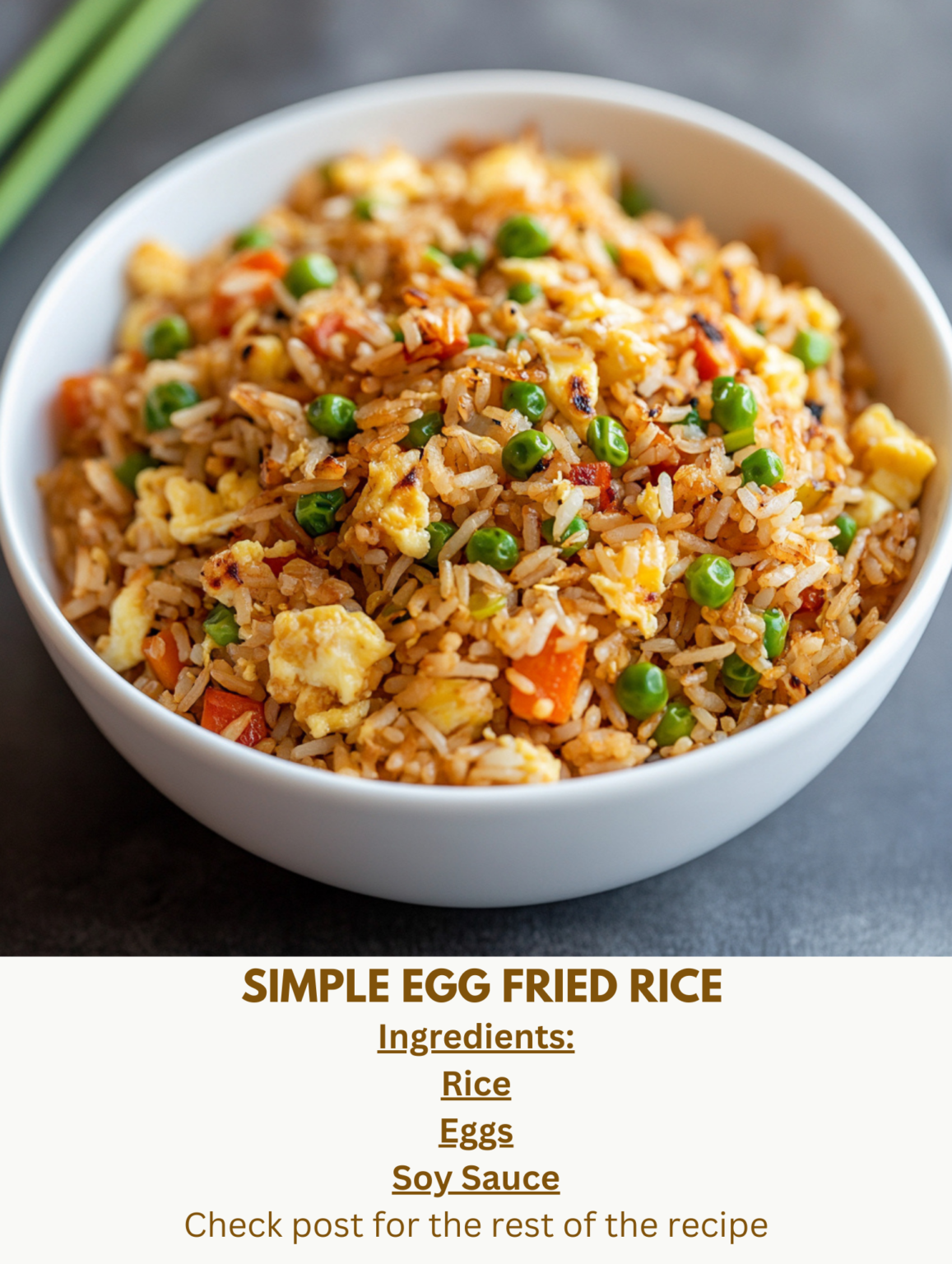 Simple Egg Fried Rice Recipe – Quick, Easy, Delicious