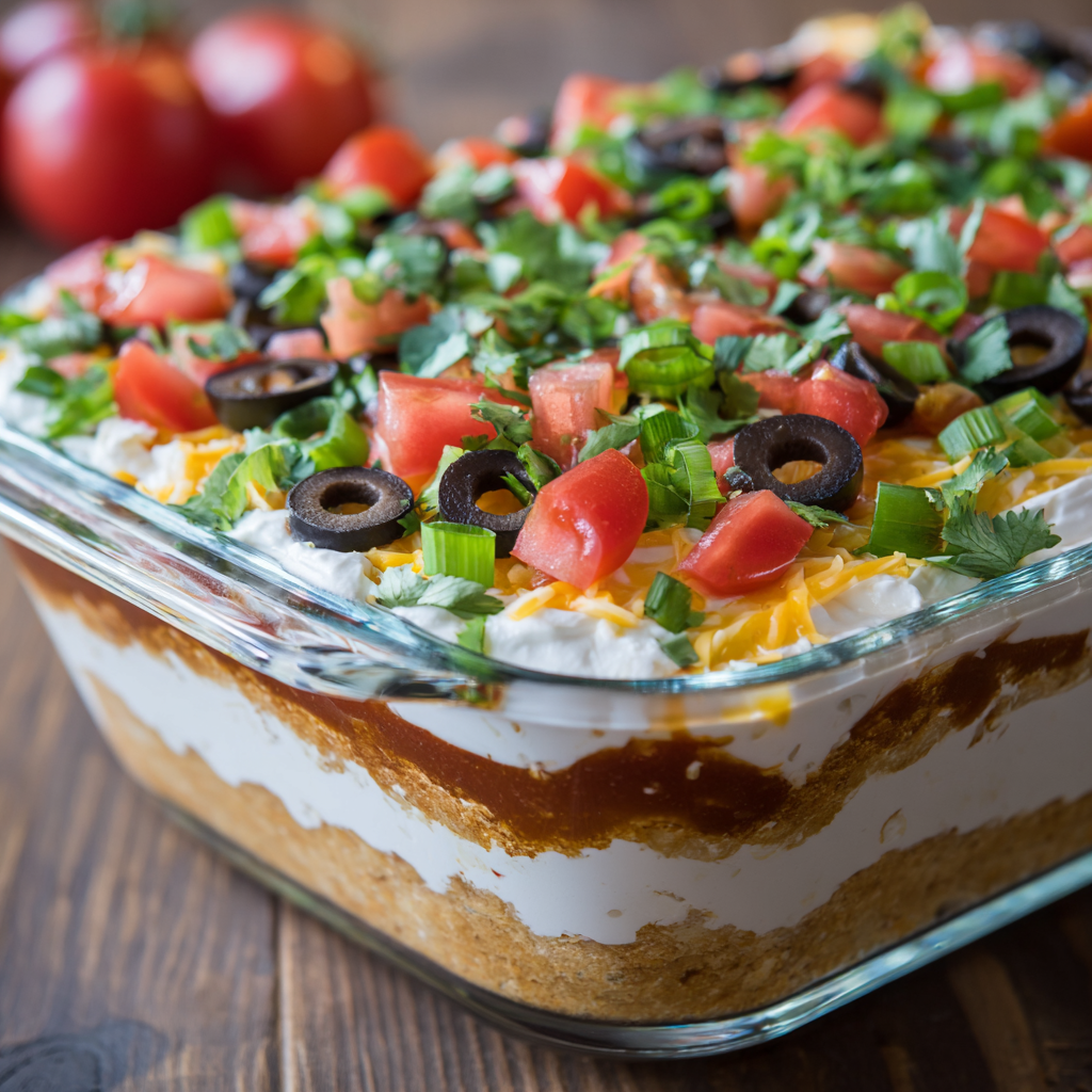Super Bowl Seven Layer Dip Recipe – Infloin Recipes
